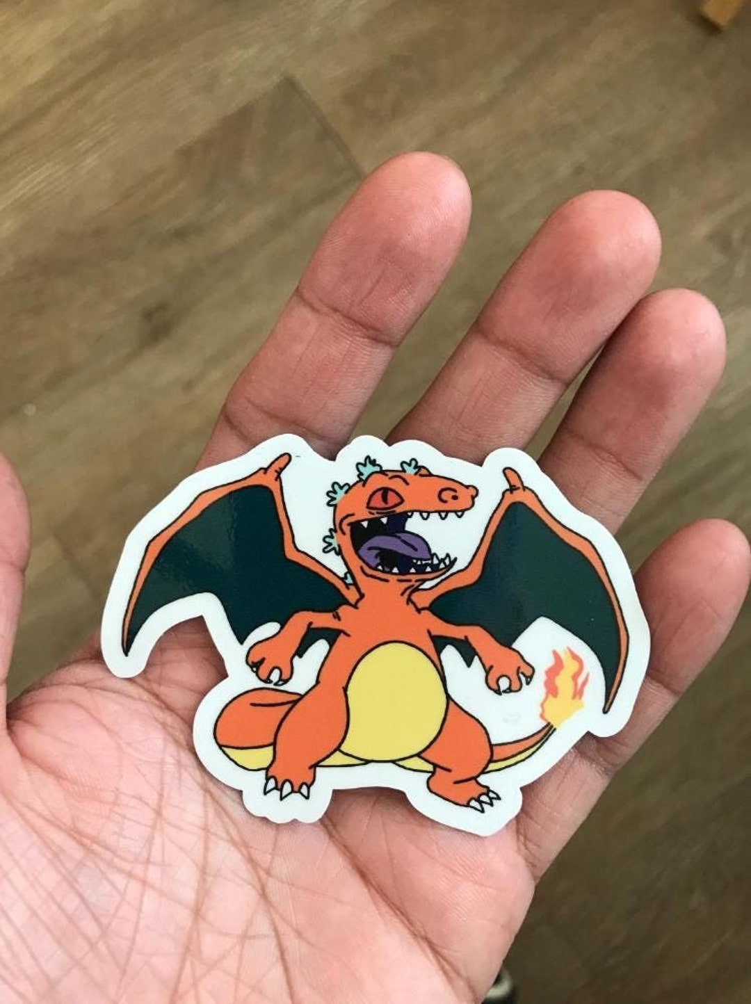 Rep-char Sticker Reptar X Charizard Pokemon Stickers Stickers for ...