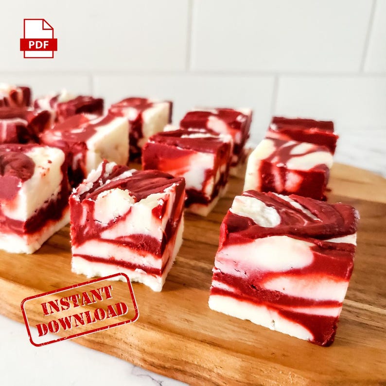 BEST RECIPE Red Velvet Fudge | Instant Download | Printable | Pdf ...