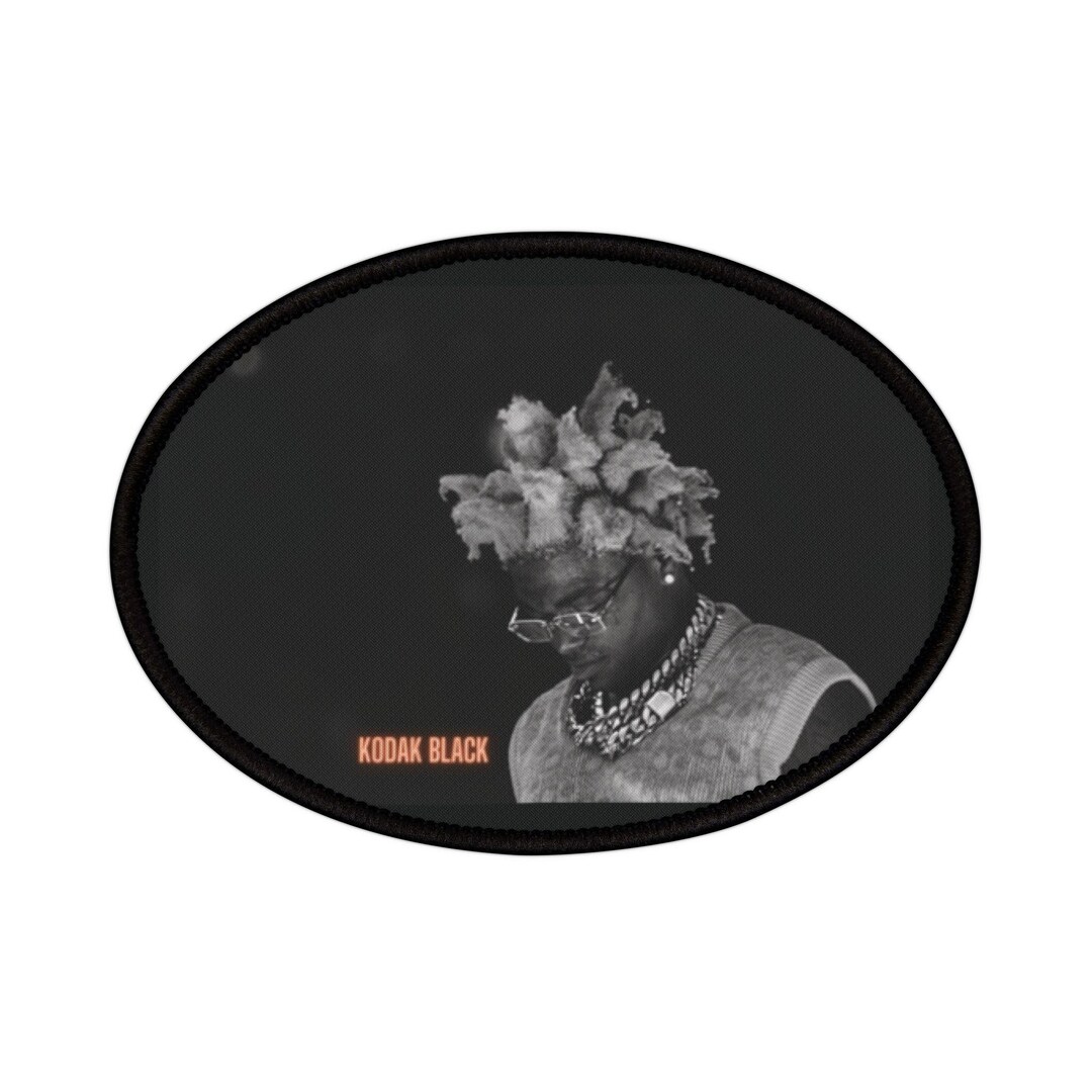 Kodak Black Black and Orange Iron-on Patch - Etsy