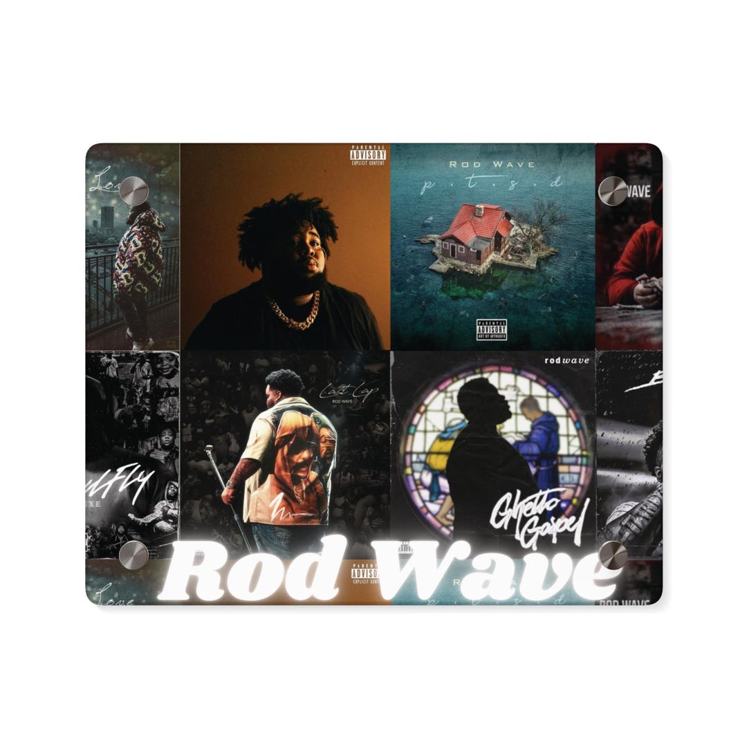 Rod Wave Album Covers -acrylic Wall Art Panels - Etsy UK