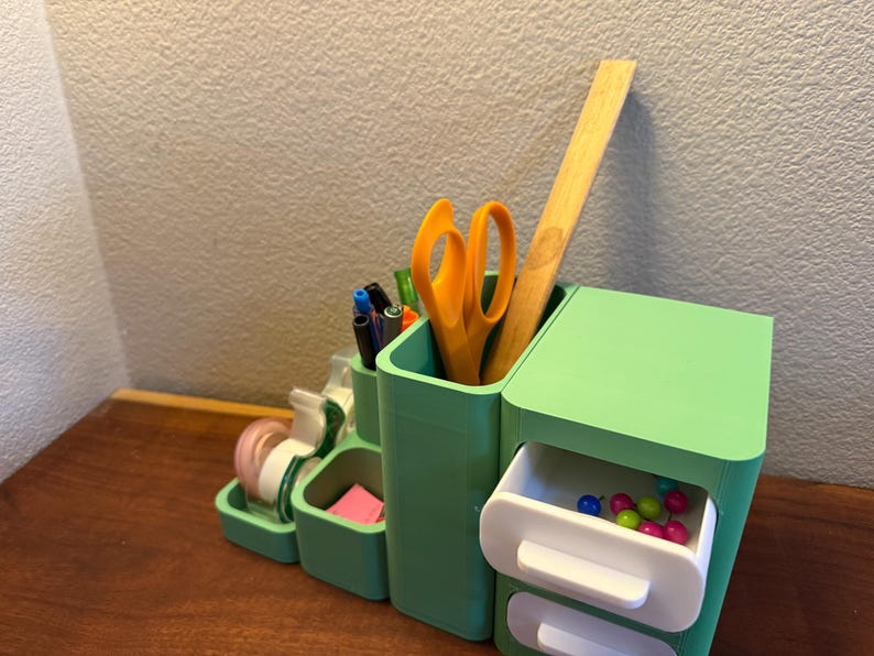 3D Printed 3 Drawer Desk Organizer - Etsy