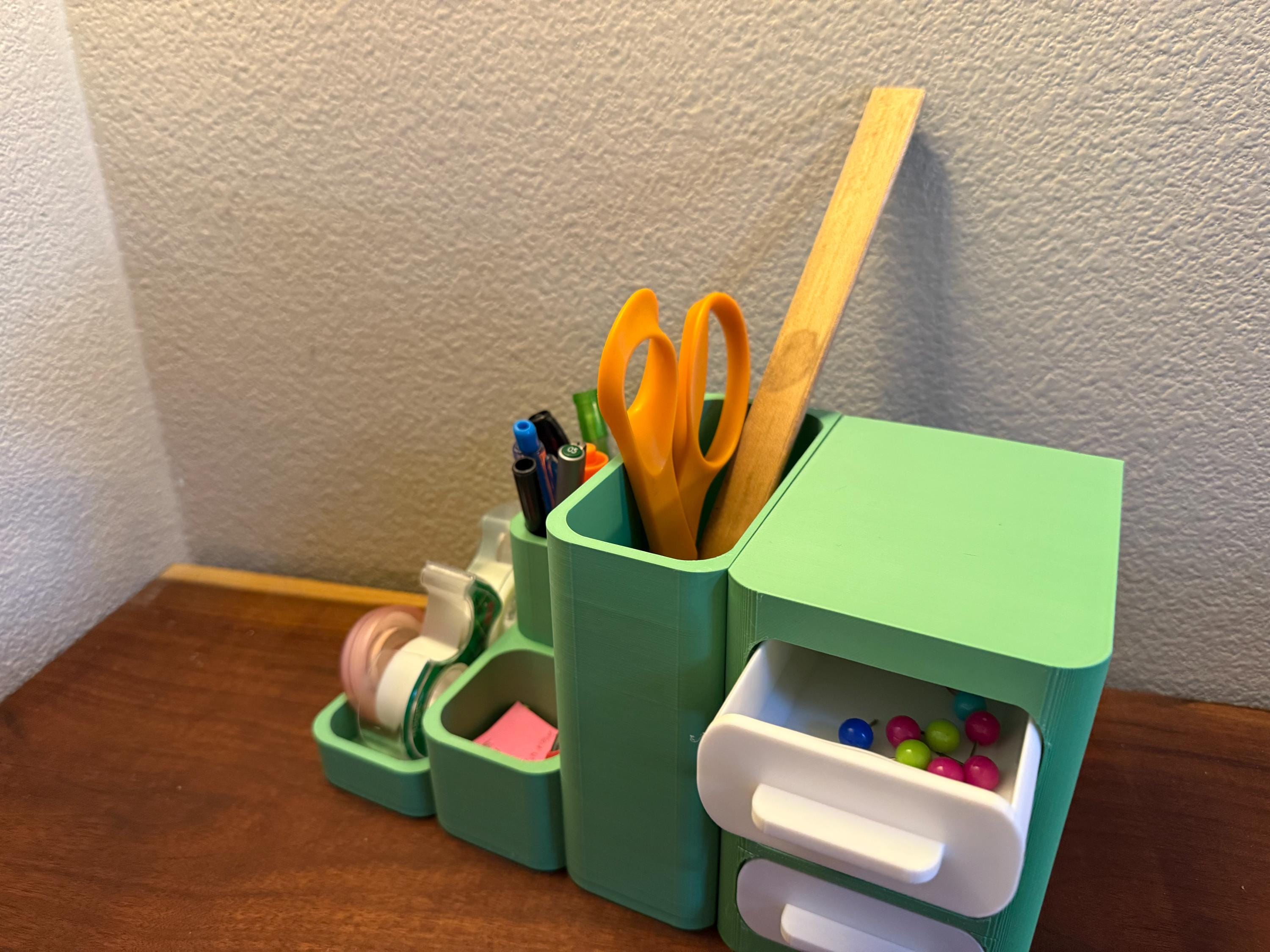 3D Printed 3 Drawer Desk Organizer - Etsy