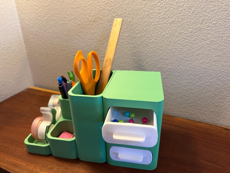 3D Printed 3 Drawer Desk Organizer - Etsy