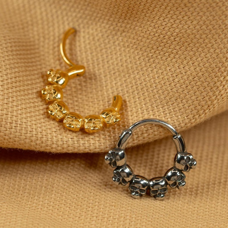 Skull Piercing - Etsy