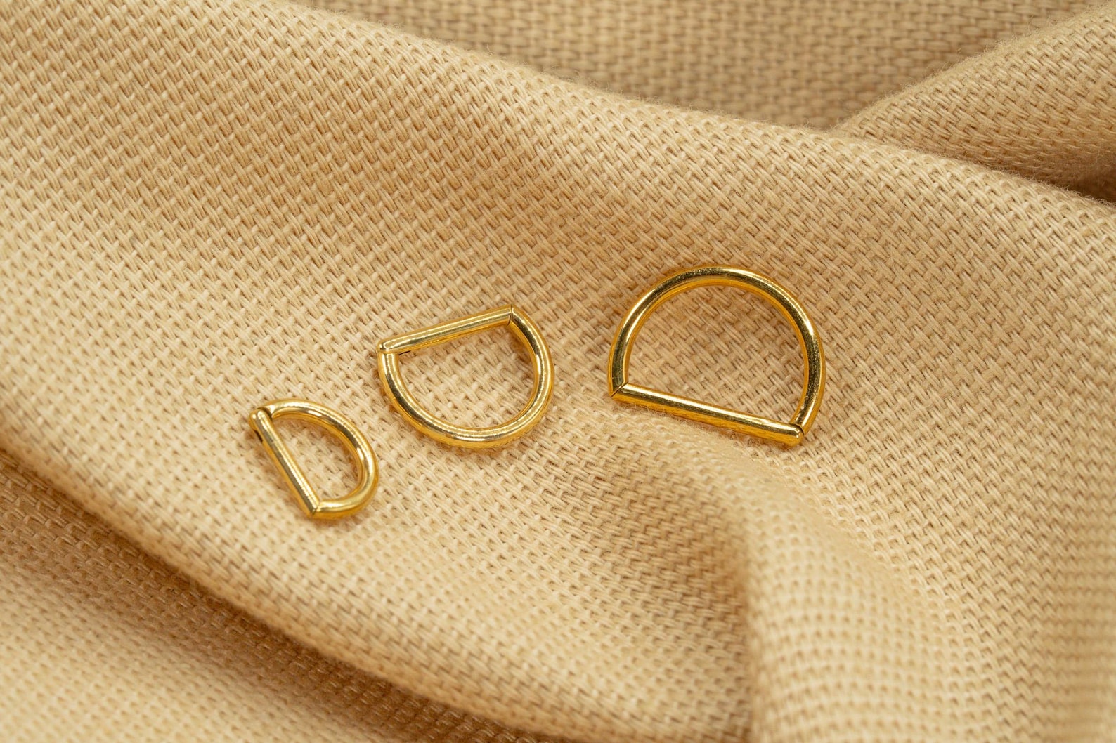 16G D Shape Hoop • Titanium Clicker Hoop • Half Circle Septum Ring ...