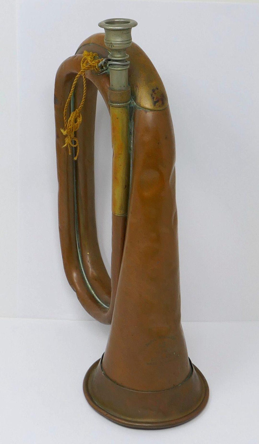 Antique British Canadian Military Duty Bugle A.K.A. M1855 by Beare ...