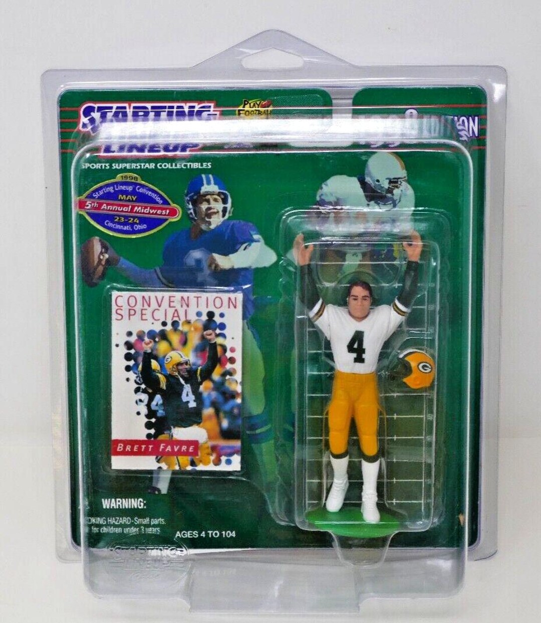 Starting Lineup 1998 Brett Favre Green Bay Packers Convention Special ...