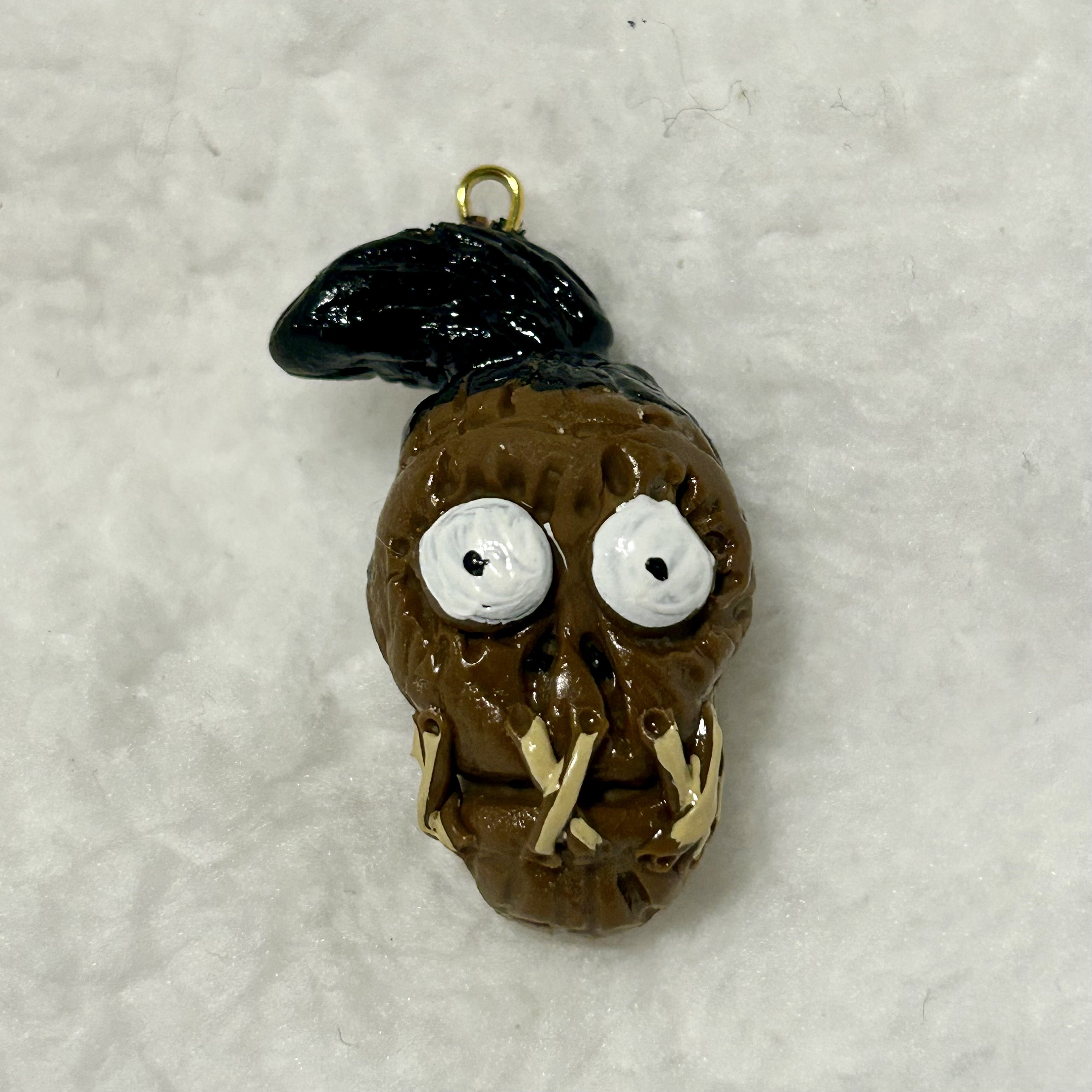Beetlejuice Inspired Shrunken Head Polymer Clay Hand Sculpted and ...