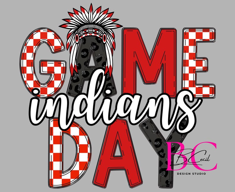 Game Day PNG, Indians PNG, School PNG, School Pride Png - Etsy