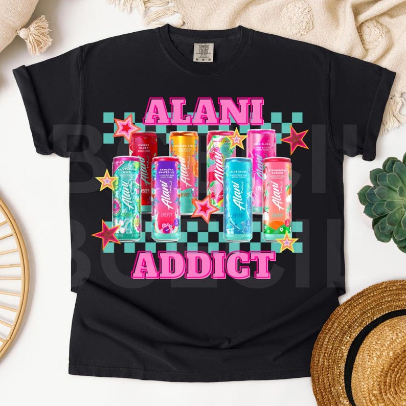 Alani PNG, Alani Addict PNG, Girly, Trending, Funny Trendy Shirt Design ...