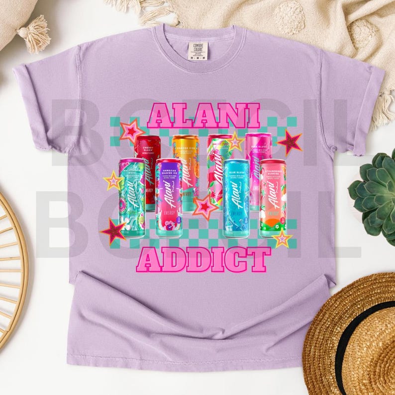 Alani PNG, Alani Addict PNG, Girly, Trending, Funny Trendy Shirt Design ...