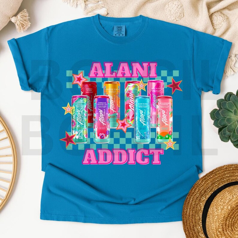 Alani PNG, Alani Addict PNG, Girly, Trending, Funny Trendy Shirt Design ...
