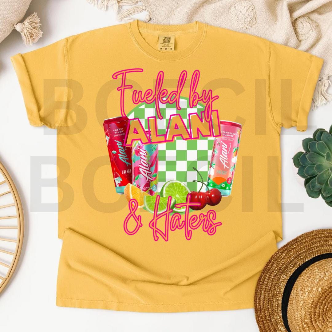 Alani PNG, Fueled by Alani PNG, Haters PNG, Trending, Funny Trendy Mom ...
