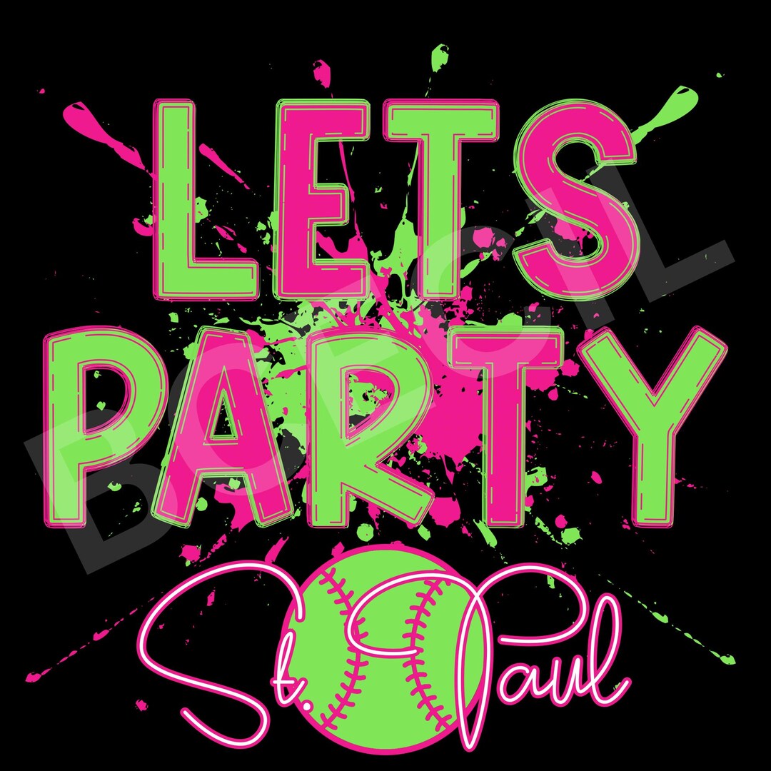 Party Animals PNG, Bananas, Savannah, Baseball, St. Paul - Etsy