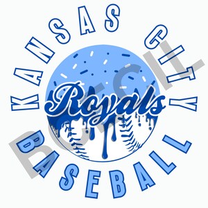 Royals PNG, Kc Royals, KC Baseball PNG, Kansas City, Baseball Drip - Etsy