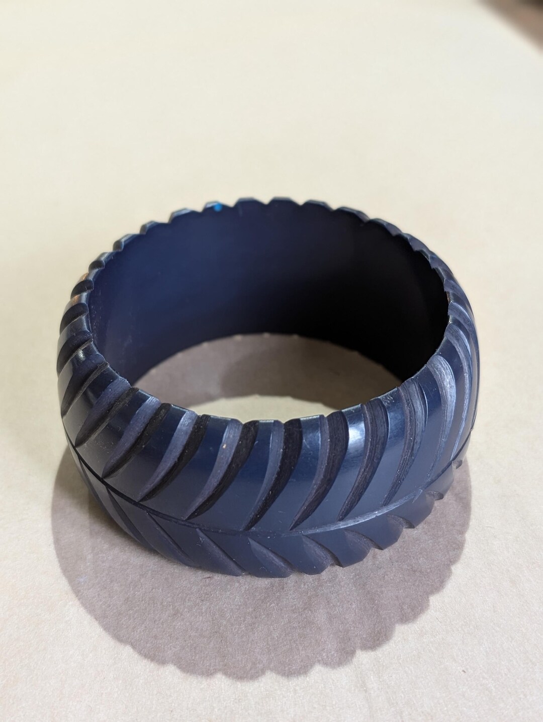 1930's Blue Bakelite Bangle - Etsy