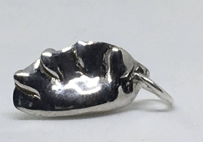 Silver Dumpling Charm Chinese Food Charm Potsticker - Etsy