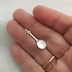 Sterling Frying Pan Charm - Gift for Cooks - Silver Cooking Charm ...