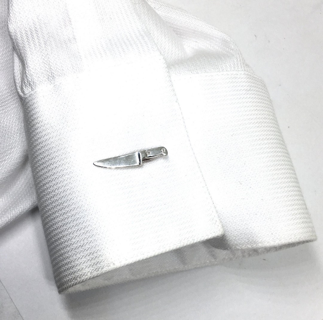 Chef Knife Cuff Links Chef Jewelry Mens Accessory Gift for Chef Knife ...