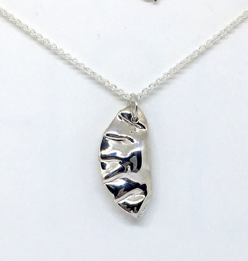 Sterling Dumpling Necklace - Dim Sum Chinese Food Jewelry - Potsticker ...