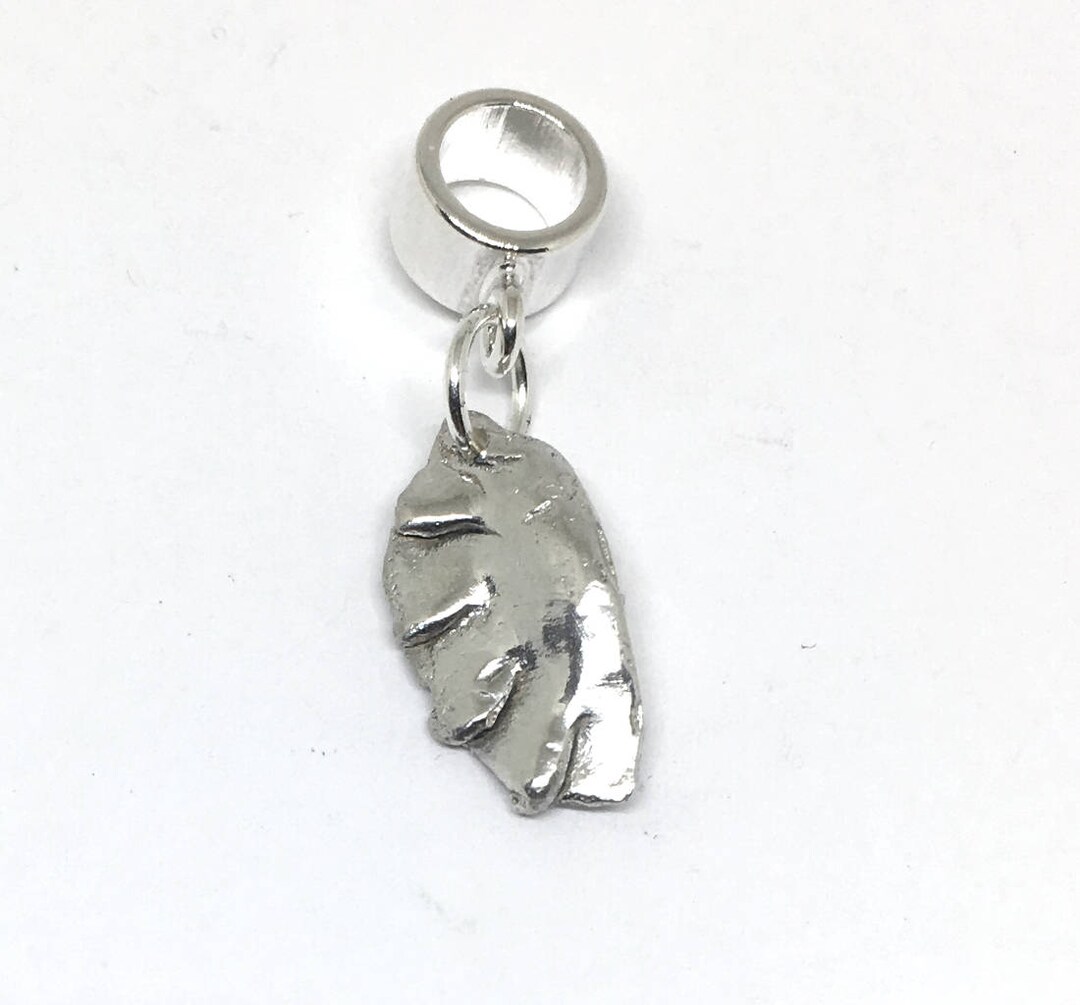 Sterling Silver Dumpling Dangle Charm Dim Sum Chinese Food Potsticker ...