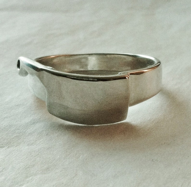 Sterling Silver Chef Knife Ring Chef Jewelry Cleaver Knife | Etsy