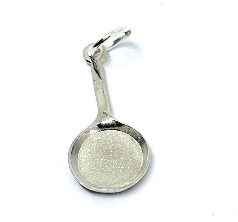Sterling Frying Pan Charm - Gift for Cooks - Silver Cooking Charm ...