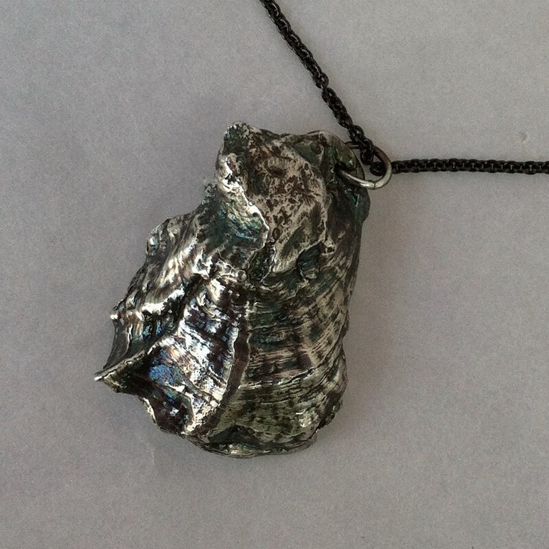Oyster Shell Pendant - Etsy