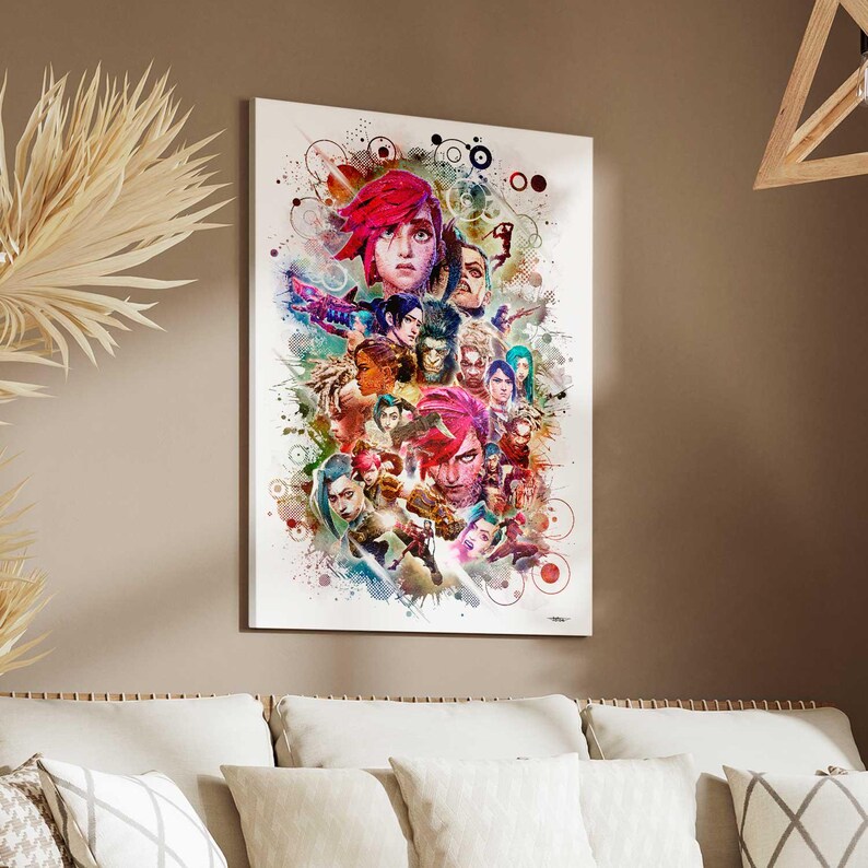 Arcane Poster – Heroic League of Legends Portraits – Pop Art ...