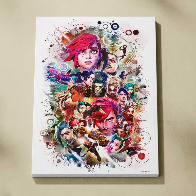 Arcane Poster – Heroic League of Legends Portraits – Pop Art ...