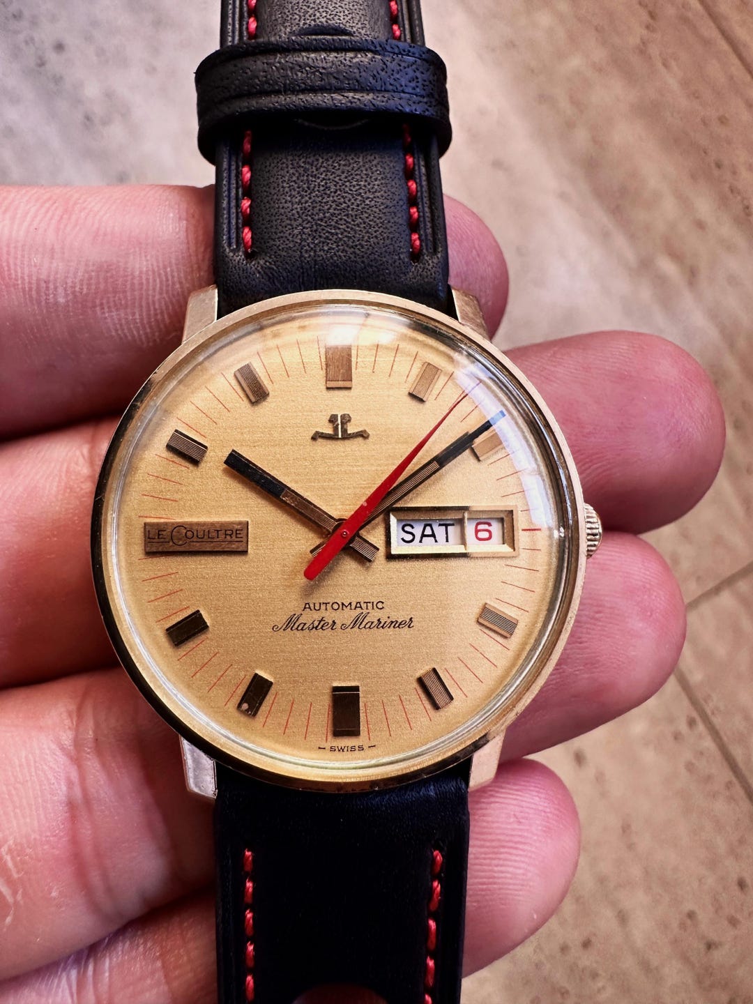 Jaeger-lecoultre Master Mariner Automatic Watch 10k Golled Filled Men's ...