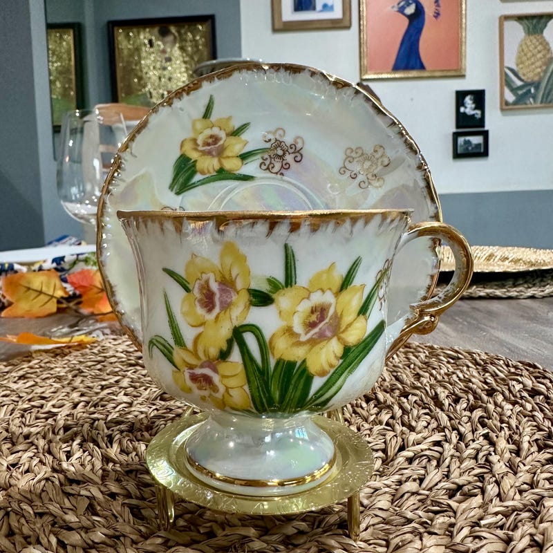 Daffodil Tea Cup - Etsy