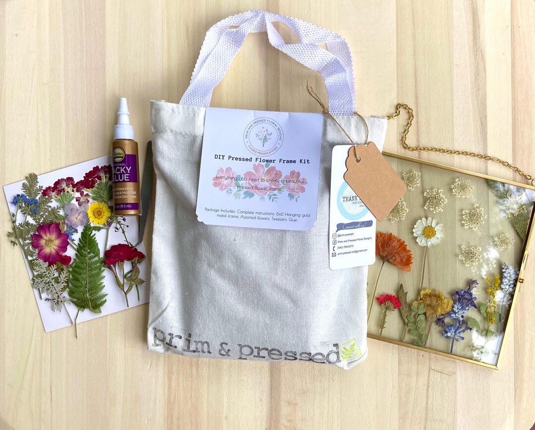 Design It Yourself Pressed Flower Frame Kit. Discover and Embrace Your ...
