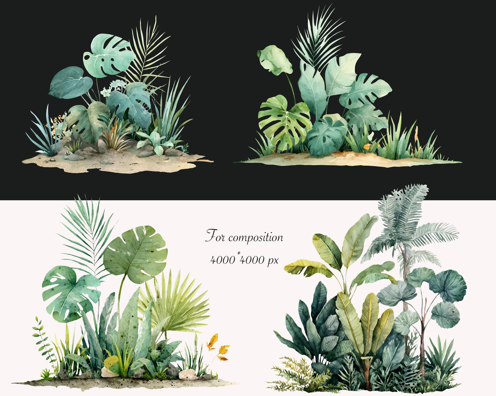 Watercolor Safari Animals Clipart – Jungle Nursery Art (PNG) - Etsy