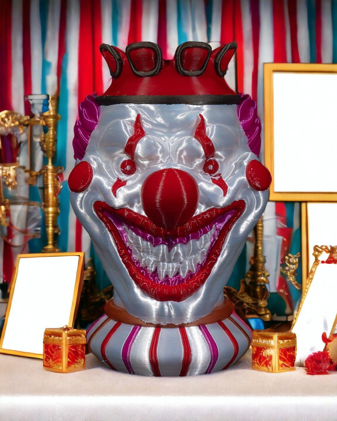 Clown Vase, Creepy Scarry Spooky - Etsy