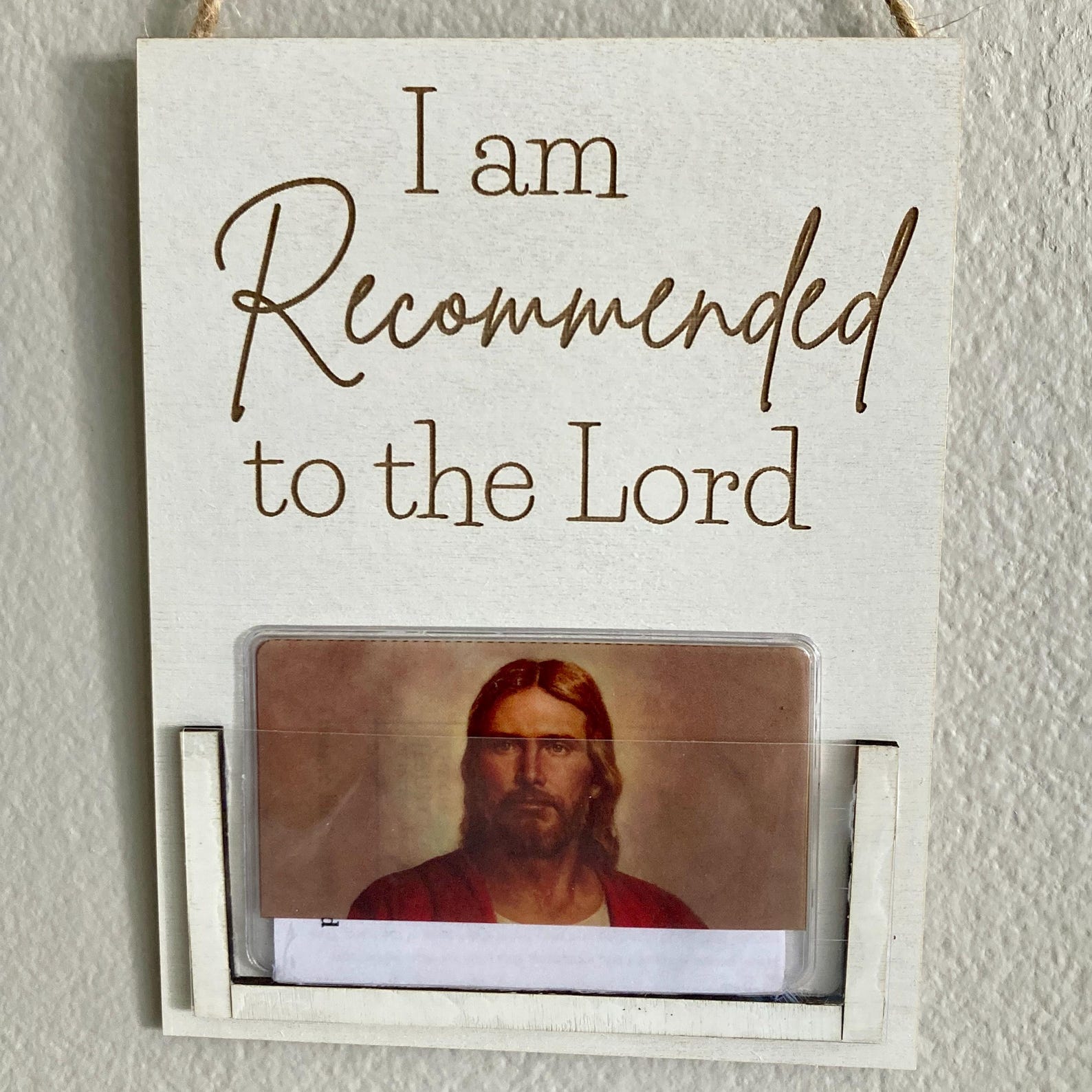 Temple Recommend Holder - Etsy