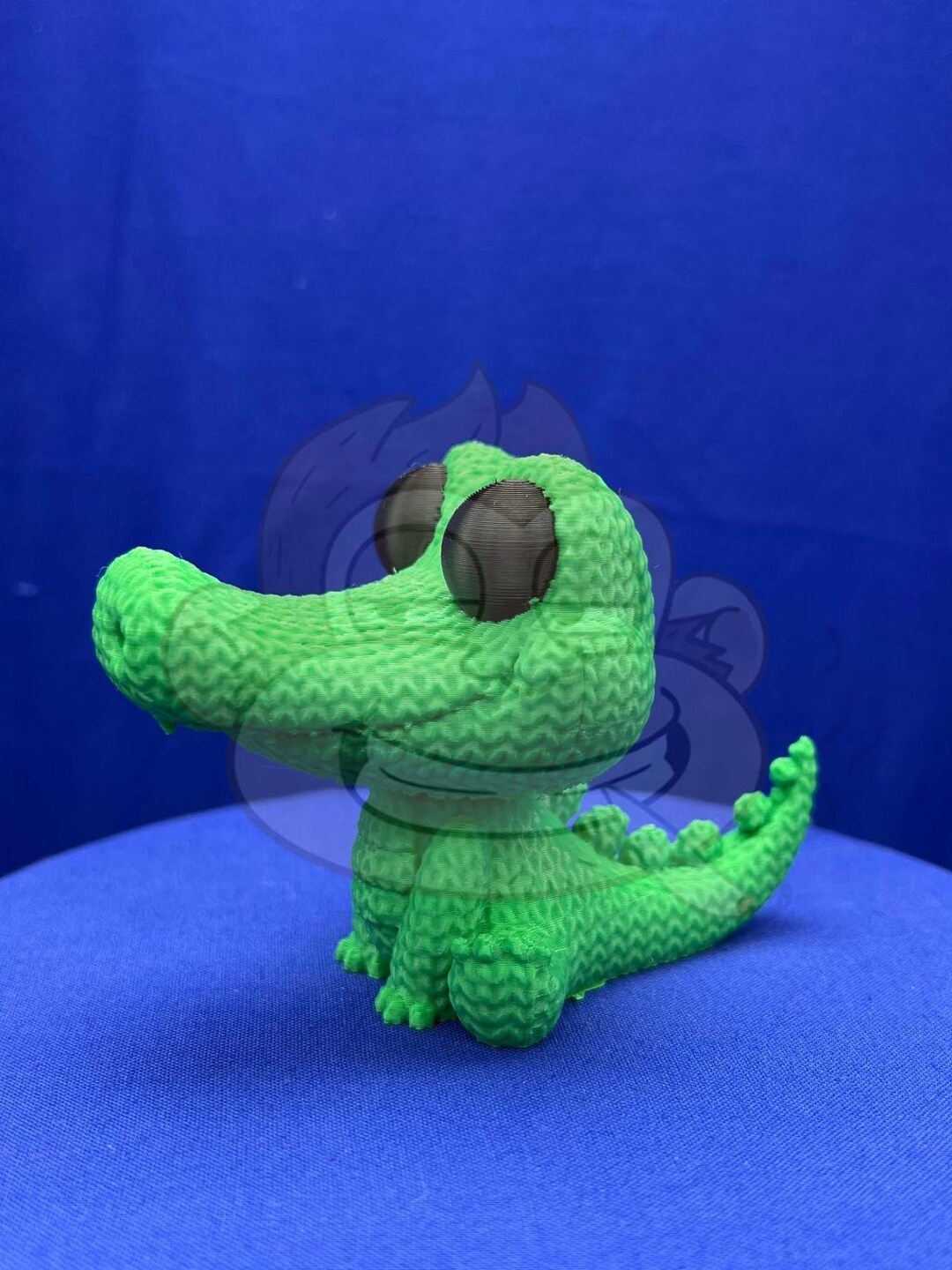 Alligator Decor: Knitted Style Desk Decor - Etsy