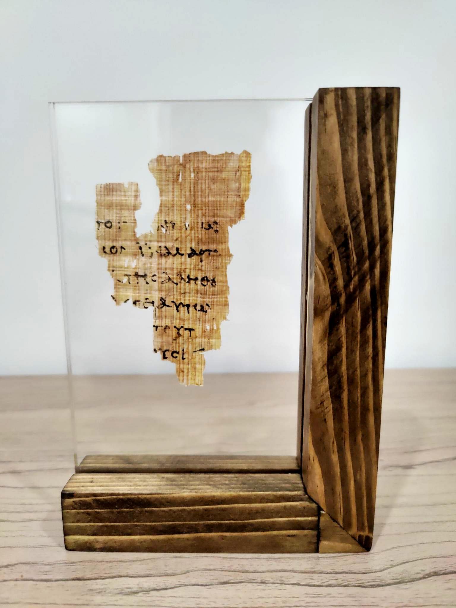 P52 Replica | Rylands Library Papyrus P52 Replica | New Testament ...