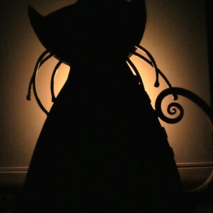Exclusive Handmade Forged Metal Sculpture"metal's Purr".forged Cats ...