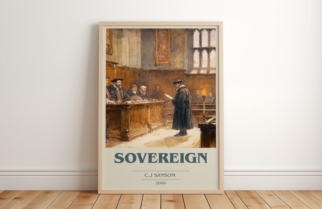 Sovereign by C.J. Sansom | Book Poster | Literary Art Gift for Book ...