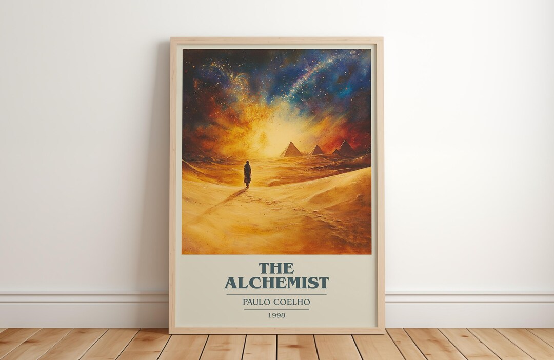 The Alchemist by Paulo Coelho | Book Poster | Literary Art Gift for ...