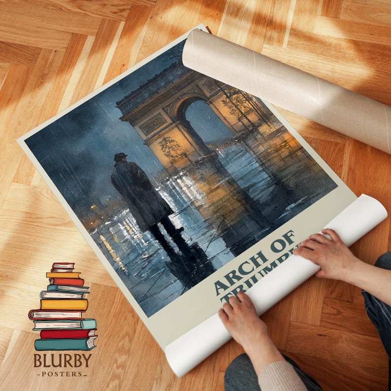 Arch of Triumph by Erich Maria Remarque | Book Poster | Literary Art ...