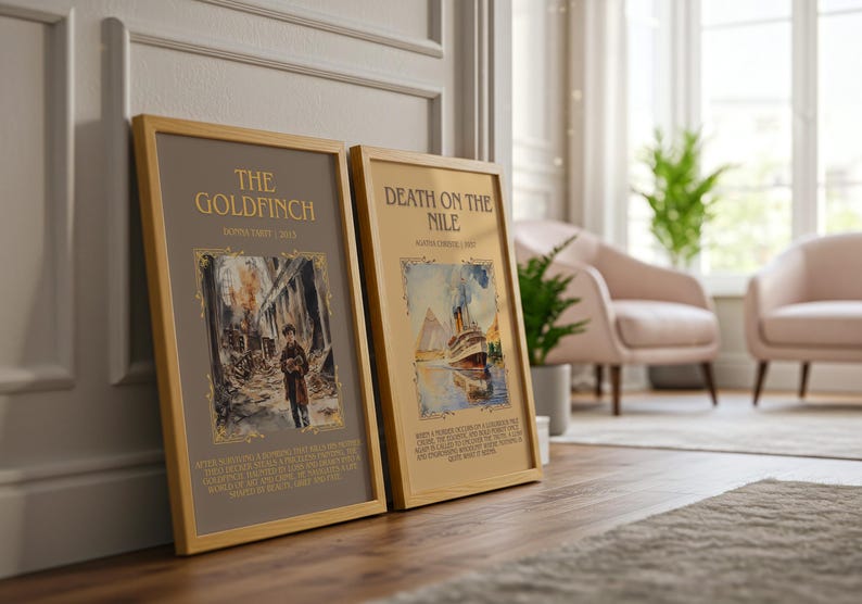 The Goldfinch by Donna Tt | Book Poster | Literary Art Gift for Book ...