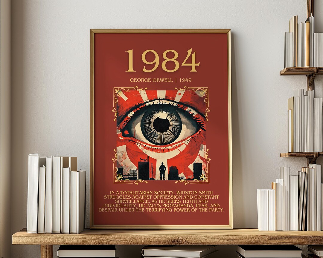 1984 by George Orwell High Quality Poster Print. Fast, Free Delivery ...