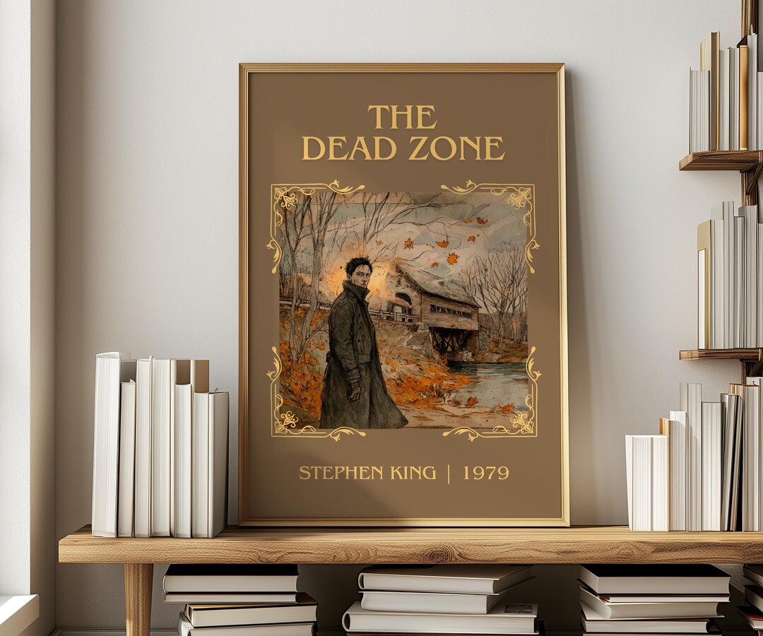 The Dead Zone by Stephen King | Book Poster | Literary Art Gift for ...