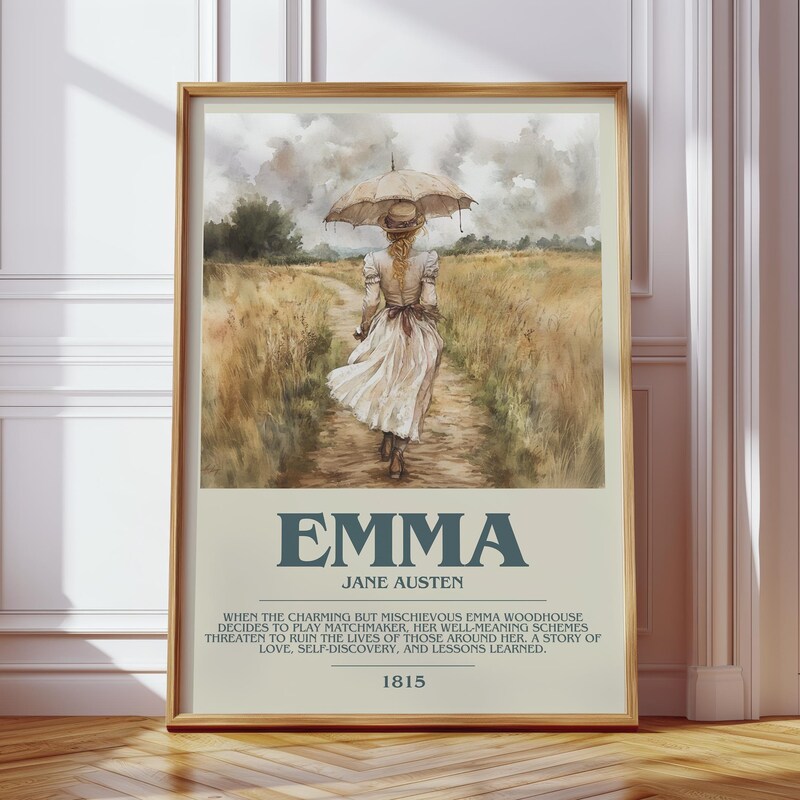 Jane Austen Poster - Etsy