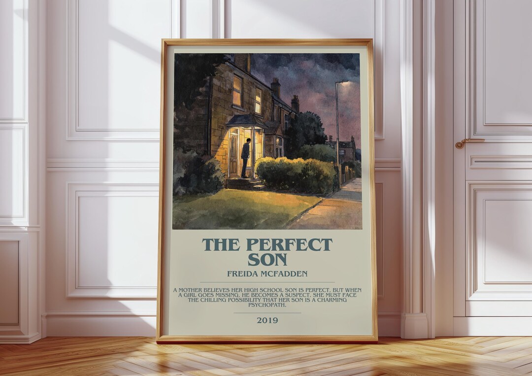The Perfect Son by Freida Mcfadden | Book Poster | Literary Art Gift ...