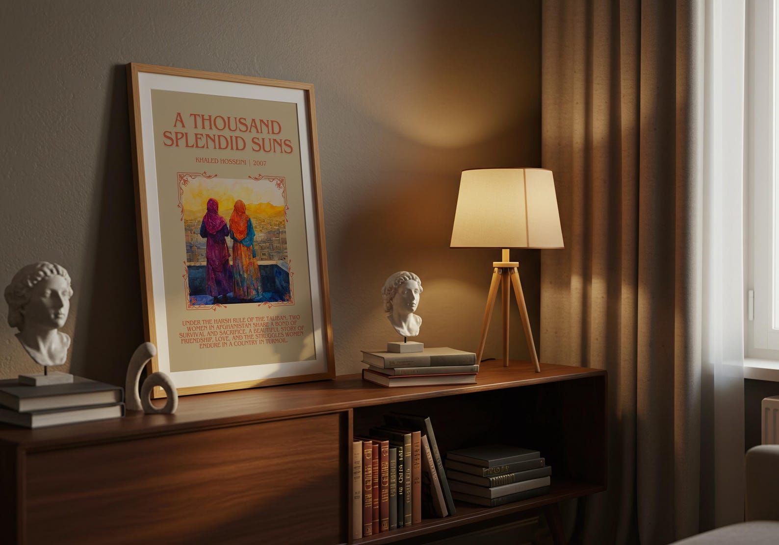 A Thousand Splendid Suns by Khaled Hosseini | Book Poster | Literary ...