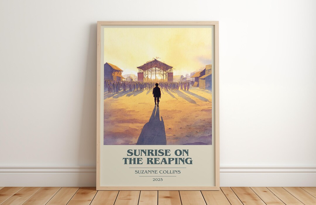 Sunrise on the Reaping by Suzanne Collins | Book Poster | Literary Art ...