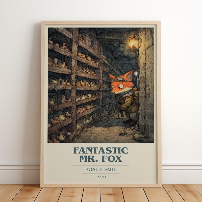 Fantastic Mr Fox Cover - Etsy UK